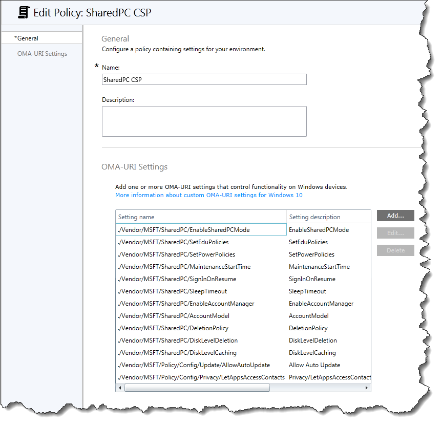How to setup Windows 10 Shared PC mode with Intune CSP policy – Cloud First