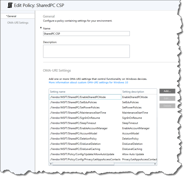 How to setup Windows 10 Shared PC mode with Intune CSP policy – Cloud First