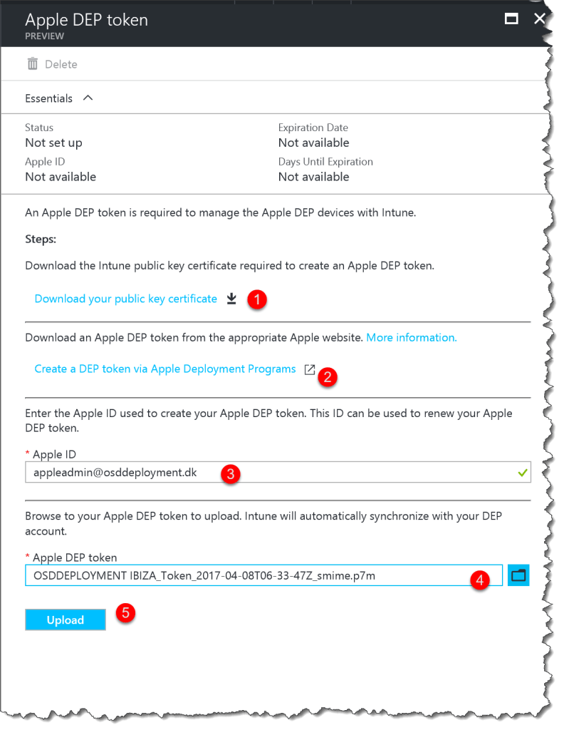 How to setup Apple DEP in the new Azure portal preview for Intune ...