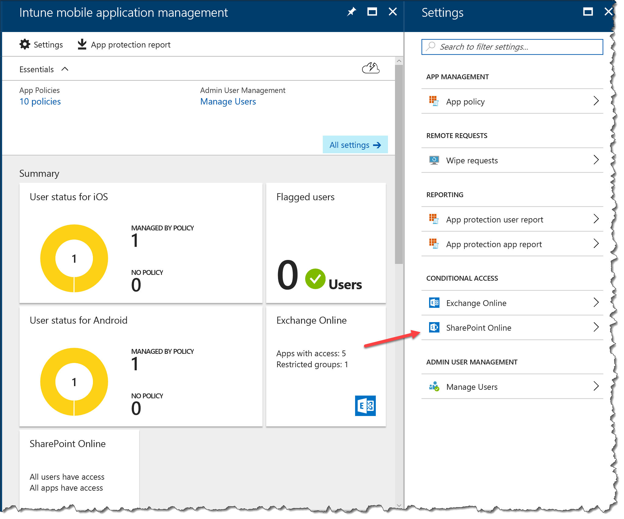How to setup – MAM CA for SharePoint in Intune – Cloud First