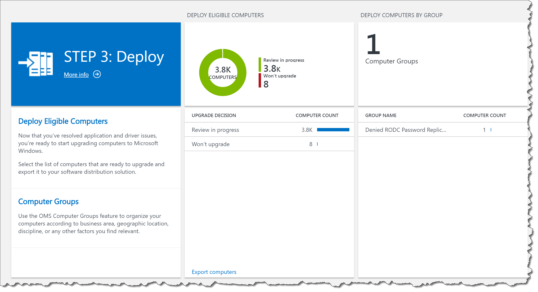 How to get demo data into Windows Analytics – Upgrade Readiness – Cloud ...