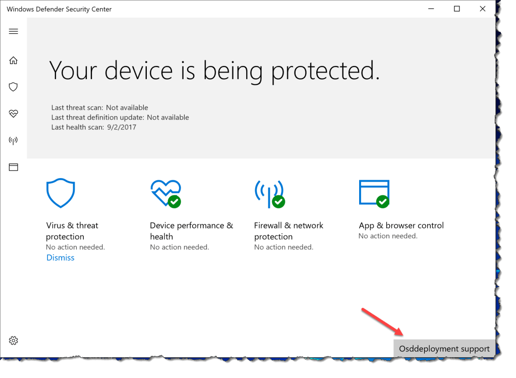 How to customize Windows Defender Security Center with Intune Endpoint ...