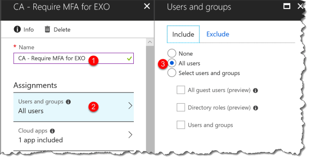 How to get started with Conditional Access – Enable MFA on O365 web access – Cloud First