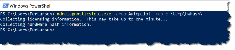 Demystifying Windows Autopilot hardware hash and Autopilot diagnostic ...