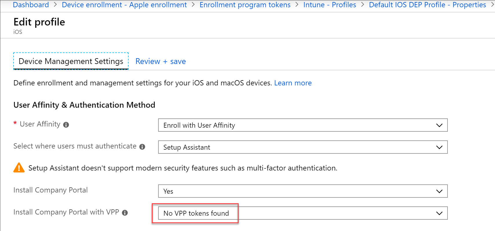 “No VPP tokens found” in your Intune DEP profile ??? – Cloud First