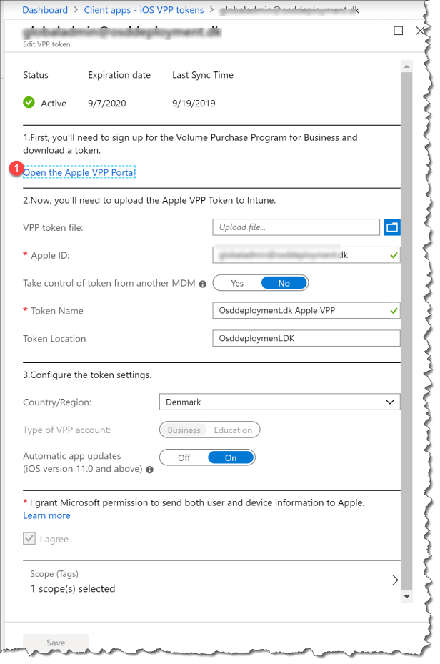 “No VPP tokens found” in your Intune DEP profile ??? – Cloud First