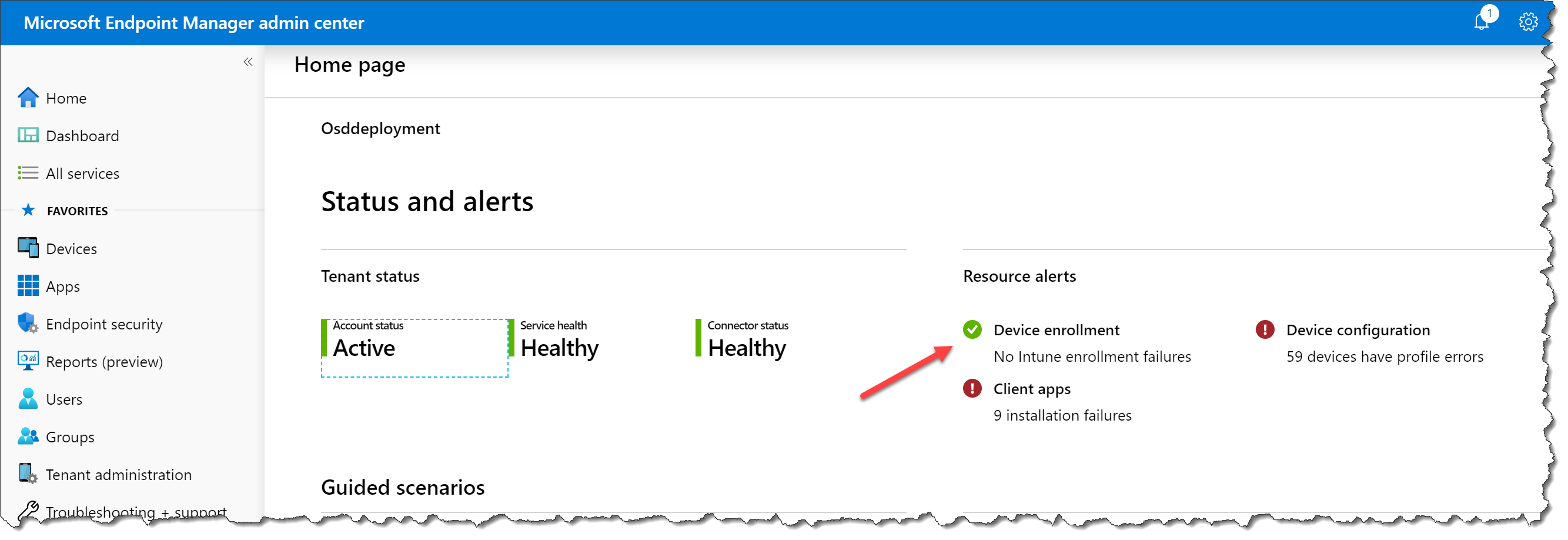 Check if your Intune is in coexistence MDM authority with Office 365 ...